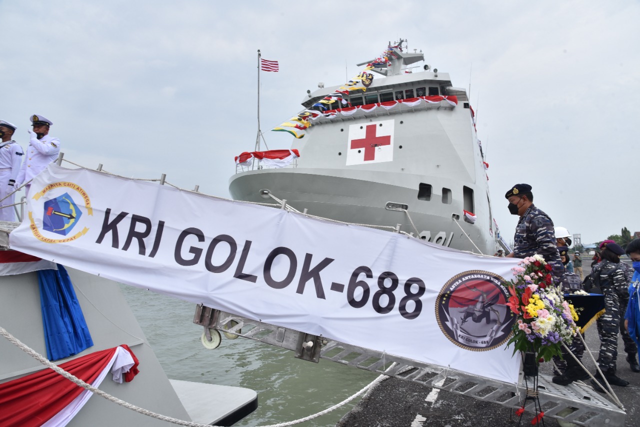 Perkuat Armada TNI AL, Kasal Didampingi Pangkoarmada II Resmikan KRI ...