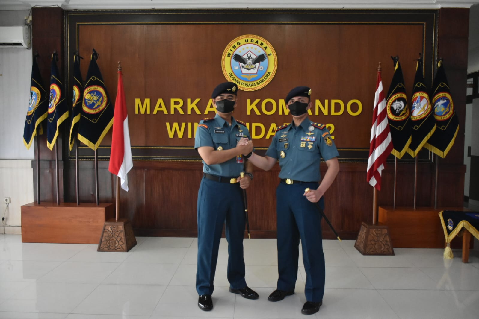 KOMANDAN WING UDARA 2 PIMPIN UPACARA PENGUKUHAN KOMANDAN SKUADRON UDARA ...