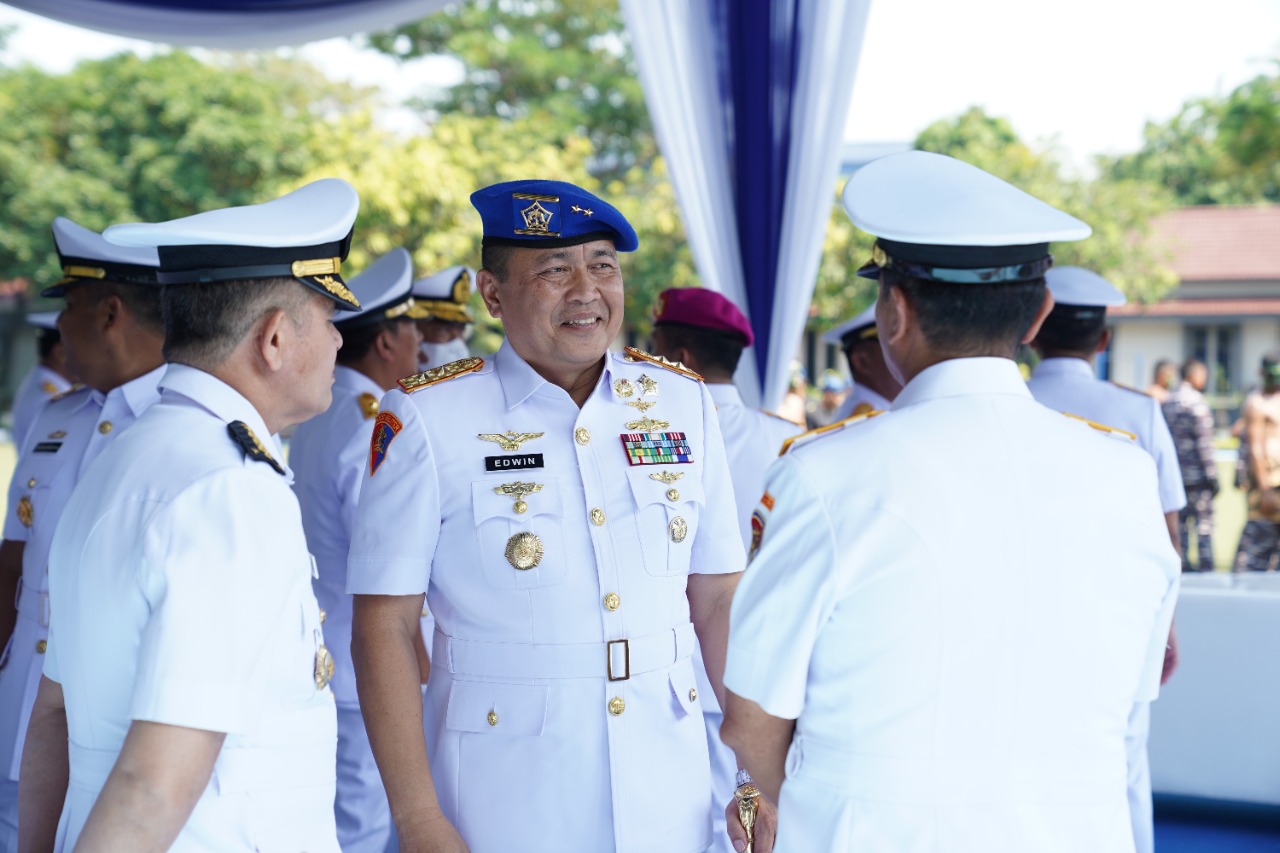 Danpuspomal Mengikuti Upacara Serah Terima Jabatan Pangkoarmada RI ...