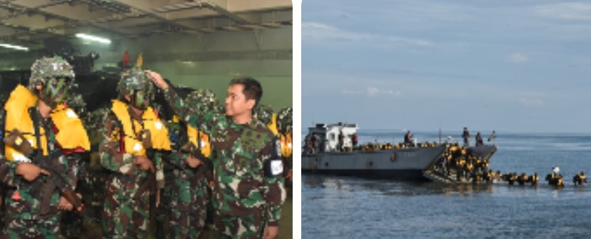 Lattek WJY 23, Siswa Marinir Kodikmar Laksanakan Latihan Pendaratan ...