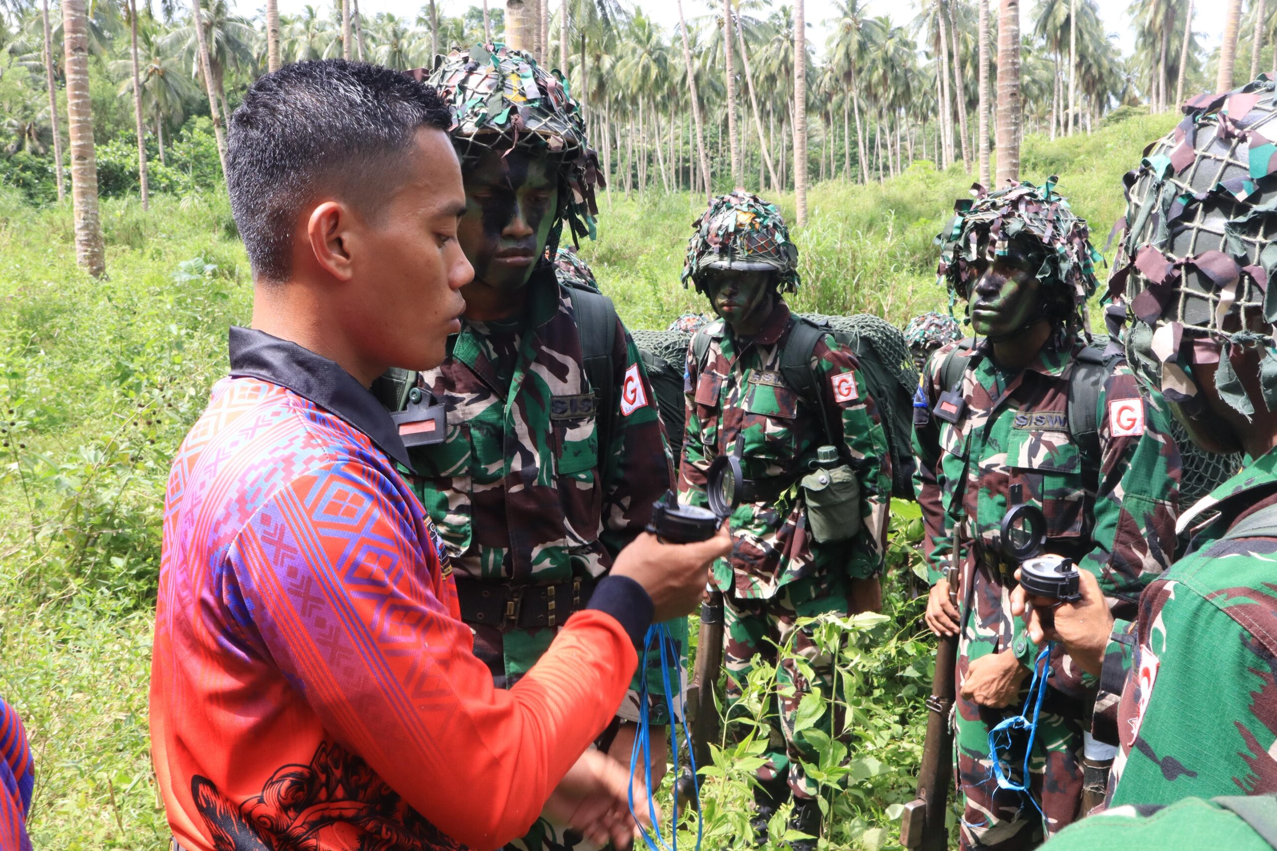 Dikmata XLV/1 Satdik-4 Kodiklatal Latihan Kompas di Lattek Berganda ...